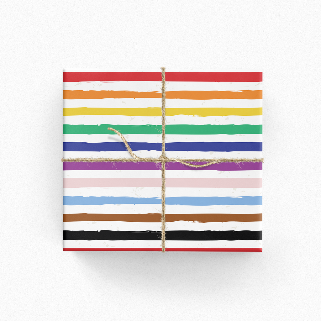 LGBTQ Gifts. Pride Wrapping Paper. LGBTQIA Gay Lesbian Birthday ...